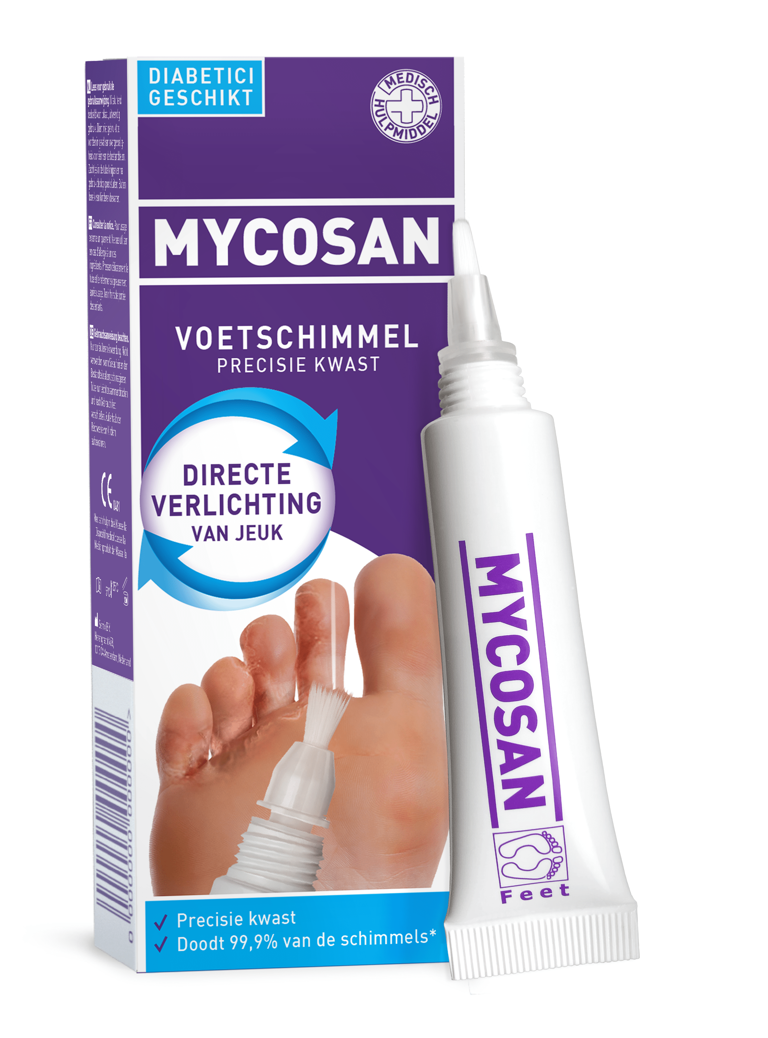 Mycosan Voetschimmel Behandeling: directe verlichting van jeuk